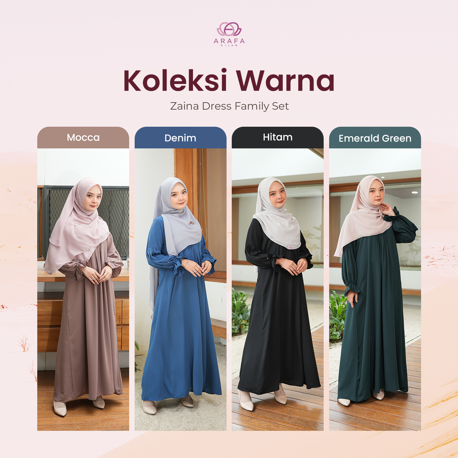 Zaina Dress Mom Defect - Arafahijab Official