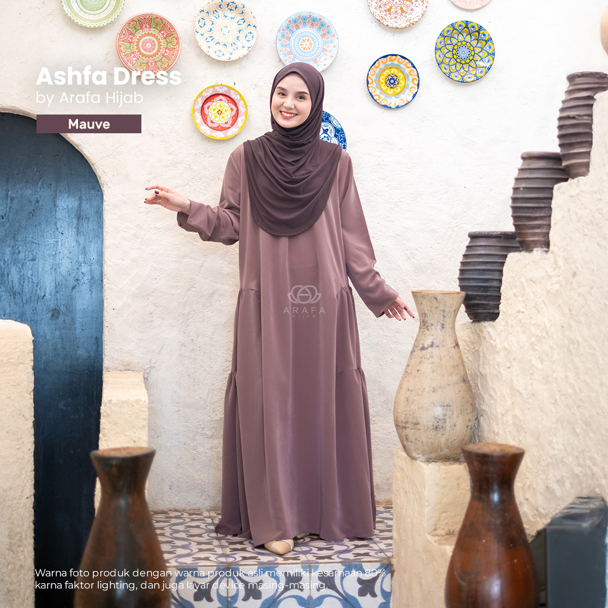 Ashfa Dress - Arafahijab Official